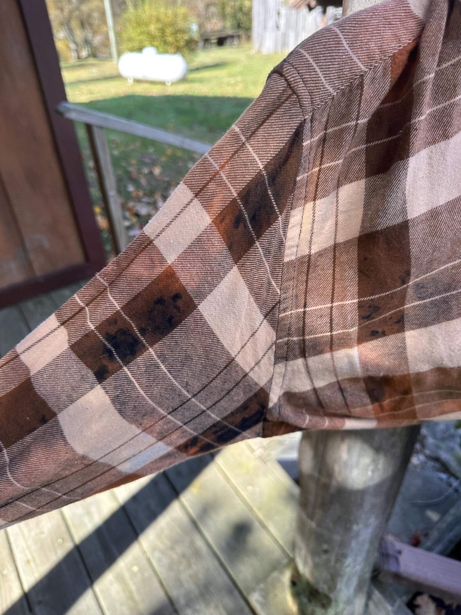 Bleached Upcycled Flannel, Cottage Core - Etsy