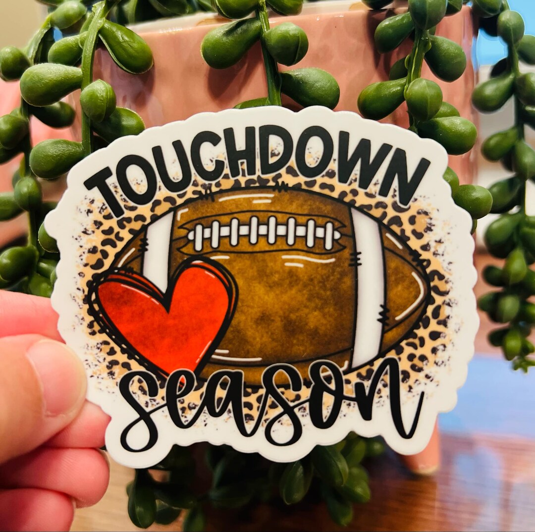 Weatherproof Vinyl Sticker! #22 Touchdown Season - Etsy