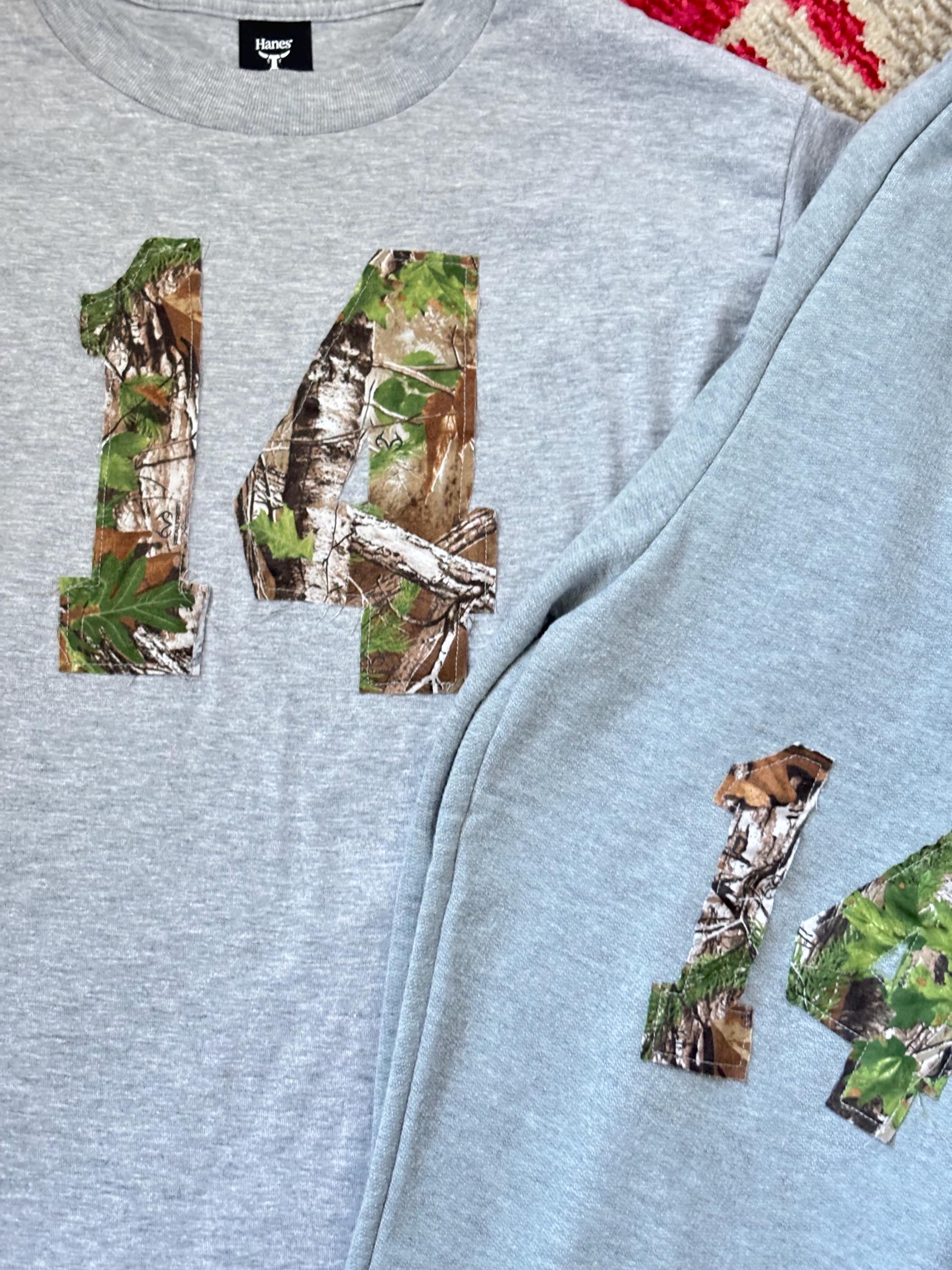 Custom Camo Number Set - Etsy