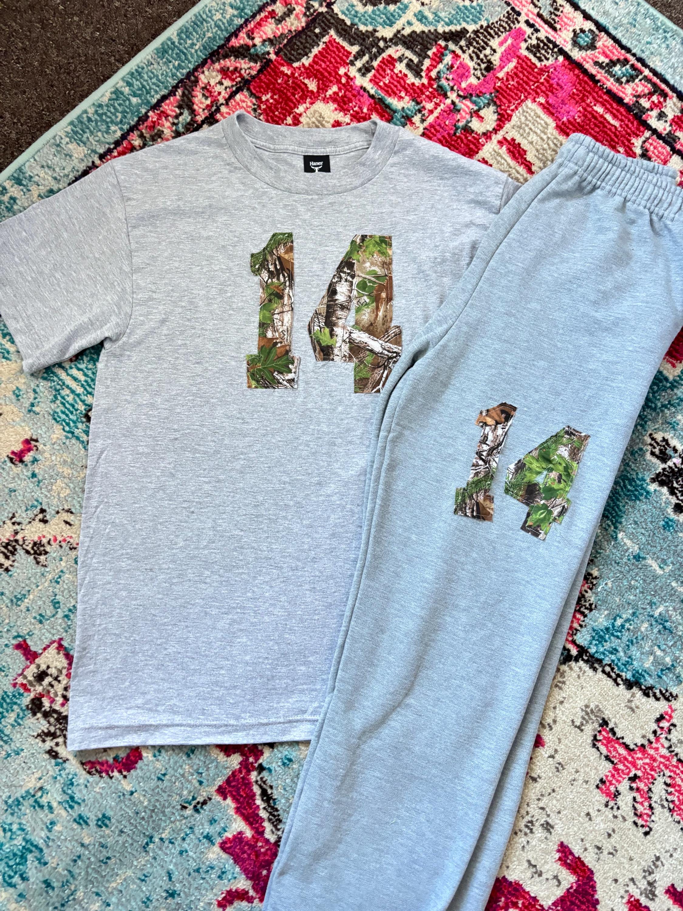 Custom Camo Number Set - Etsy