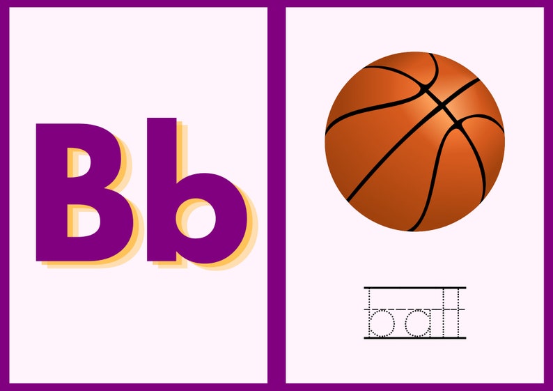 Alphabetical Tracing Printable - Etsy