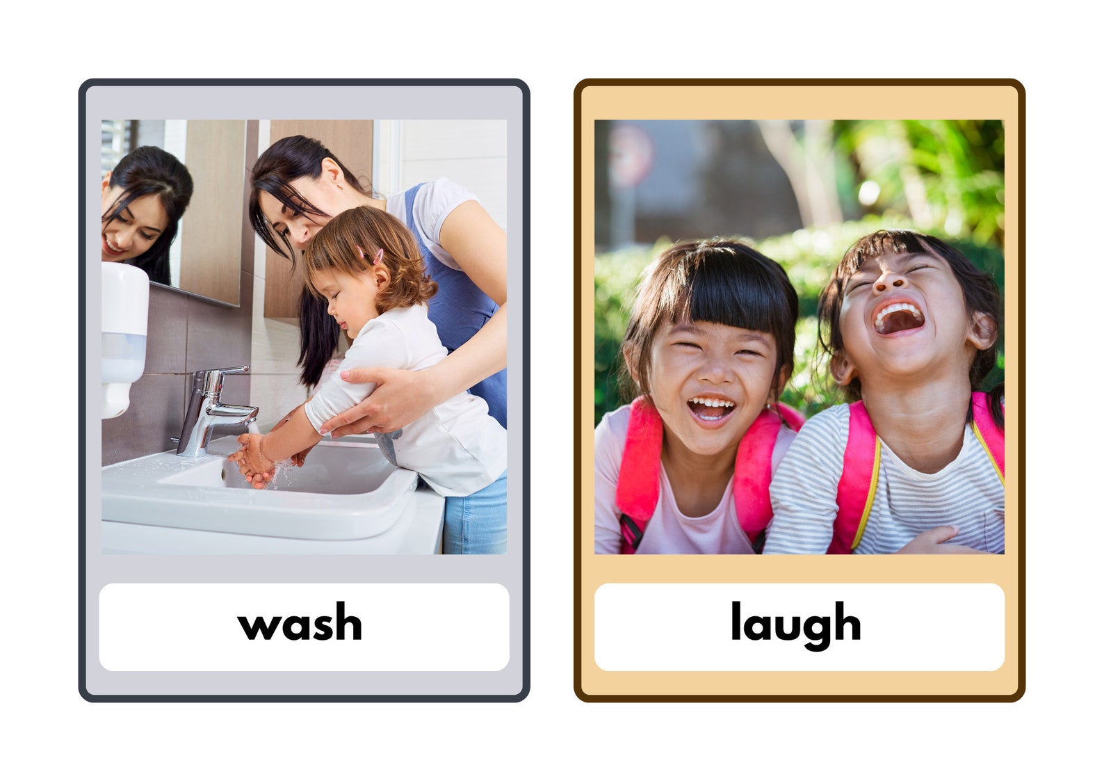 Verbs With REAL PHOTOS - Etsy