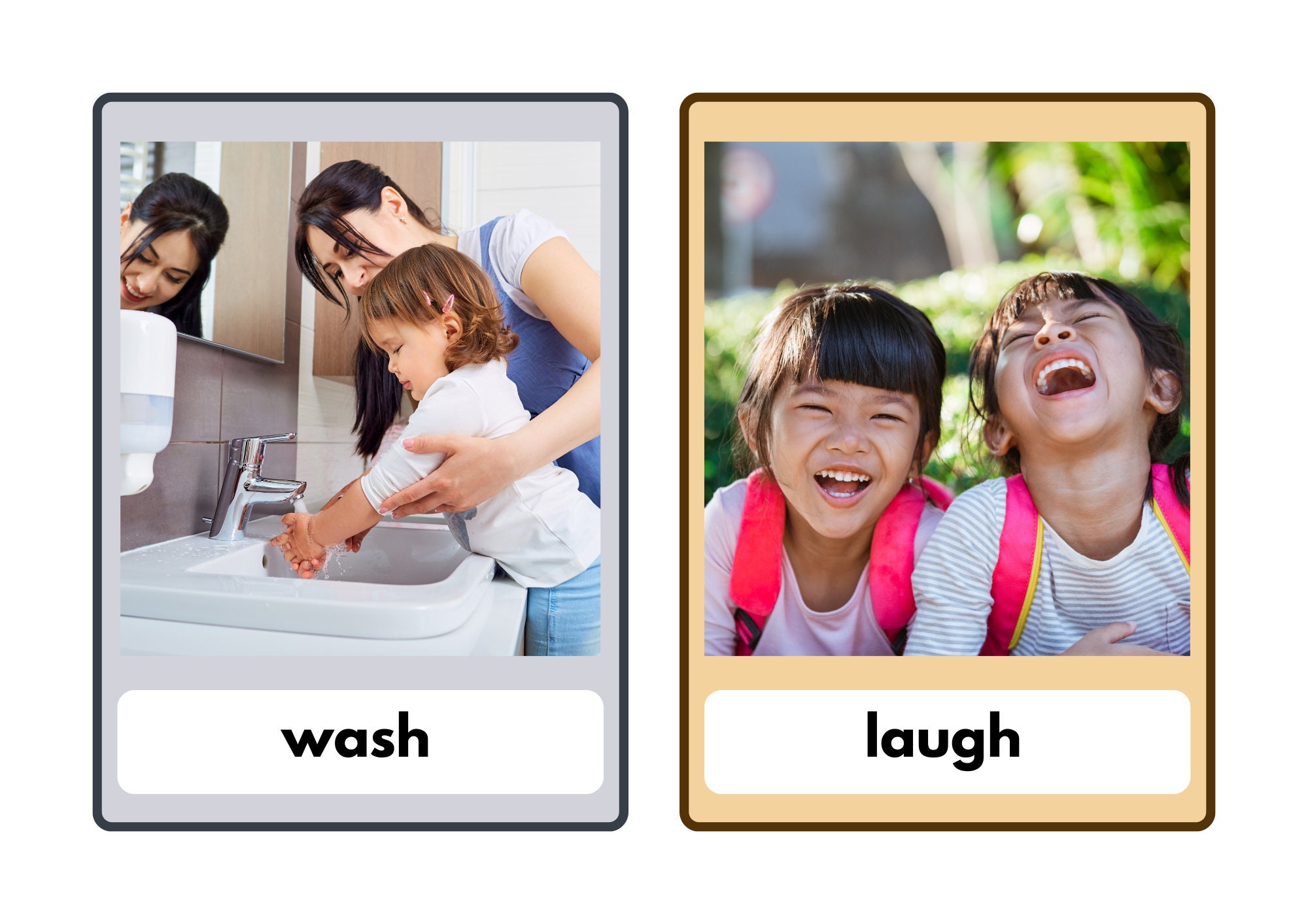 Verbs With REAL PHOTOS - Etsy