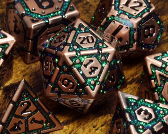 Set of Six Steel Hand Forged Dice Unique Collectible Dice - Etsy