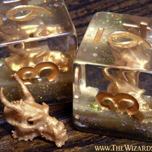 Dragon Skull Large D6 Dice, Role Playing Game, D&D D6 Dice Set ...