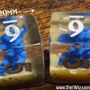 Dragon Skull Large D6 Dice, Role Playing Game, D&D D6 Dice Set ...