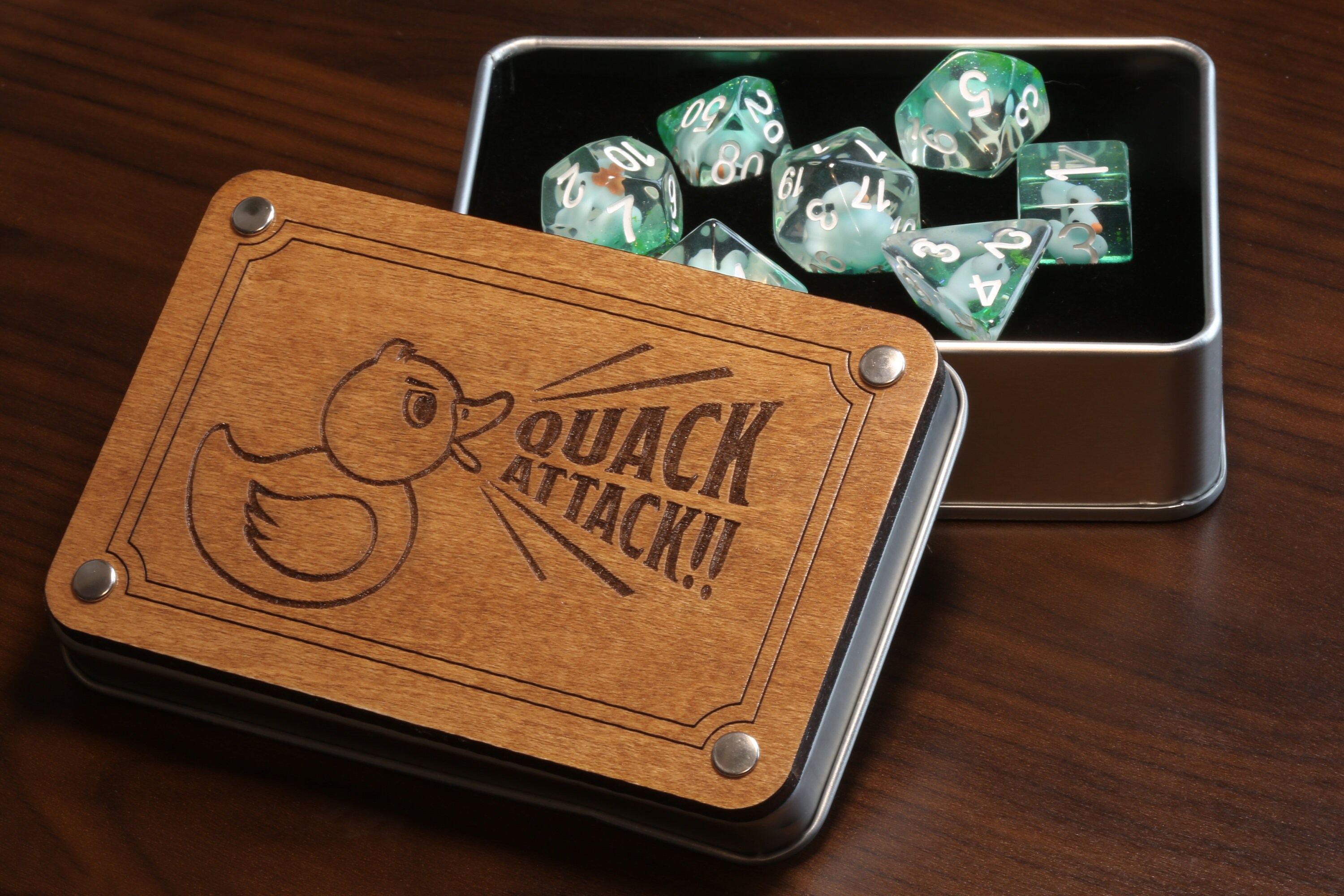 Quack Attack Dice Box Ducklings Dice Set Dice With Light - Etsy