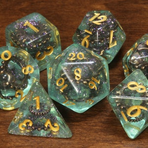 Sunken Artifact Dice Steampunk Dice Set With Gear Inclusions - Etsy