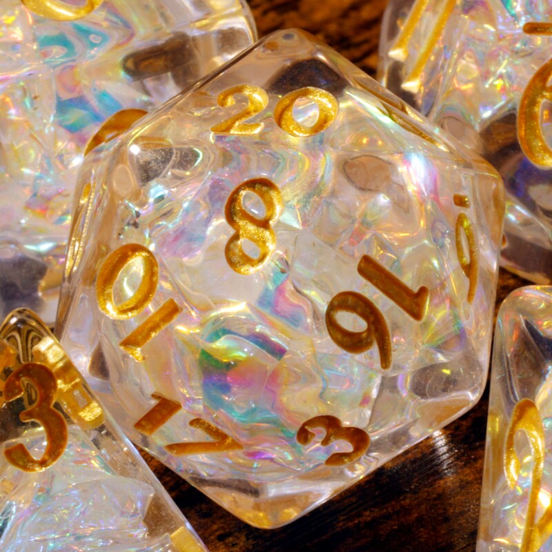 Clear Dice Set - Etsy