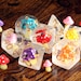 Mushroom Dice Vault and Multicolored Mushroom Dice Set, Dice Set ...