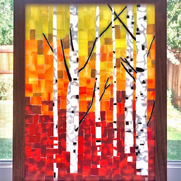Mosaic Trees - Etsy
