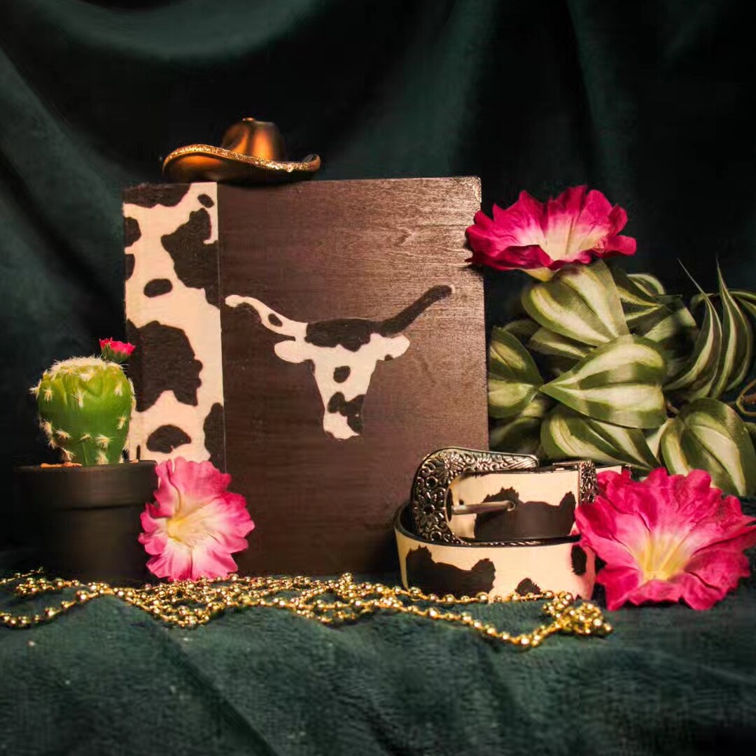 Cow Print Photo Book / Photo Album / Texas Photo Book - Etsy