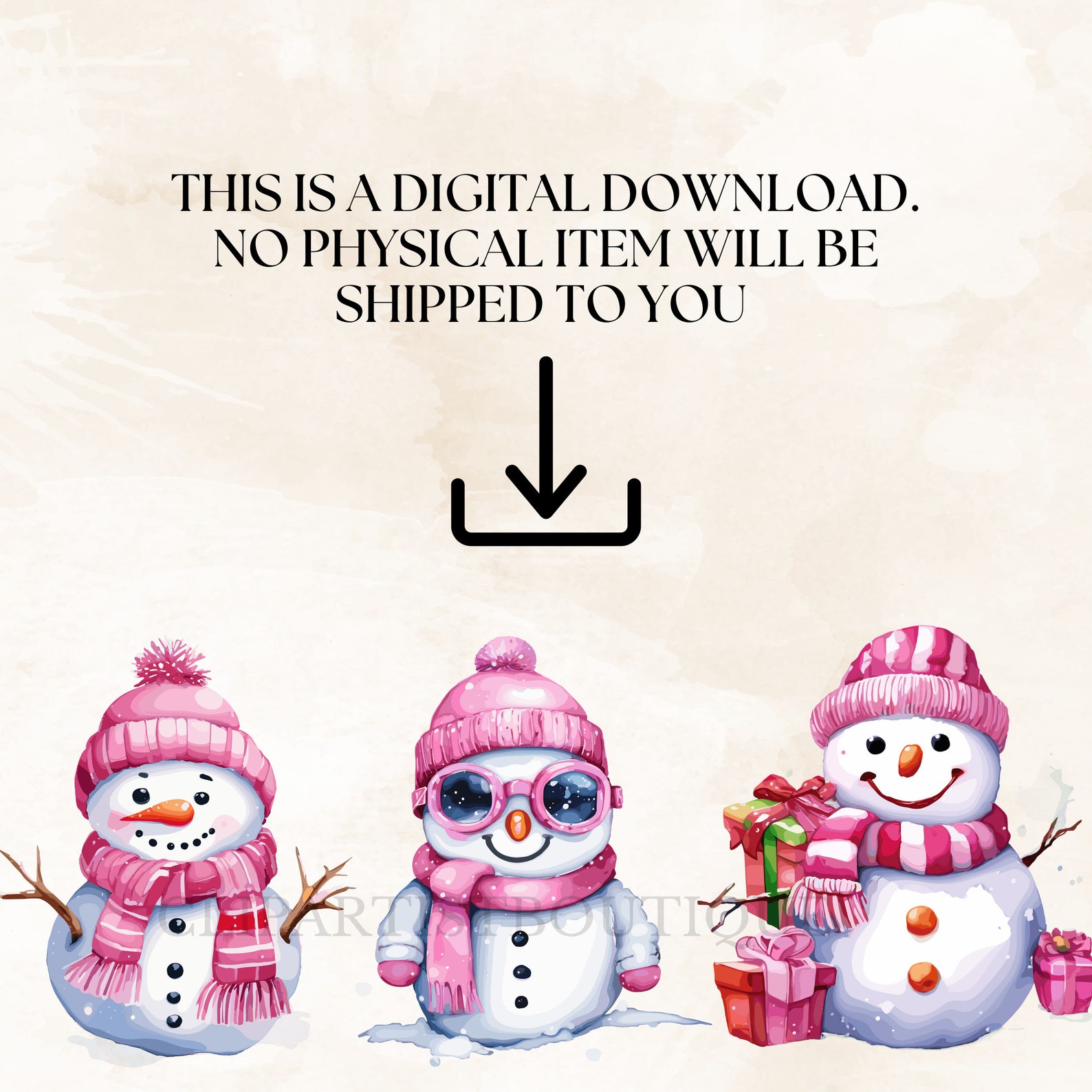 Watercolor Christmas Snowman Clipart | 15 High Quality Snowman Face Svg ...