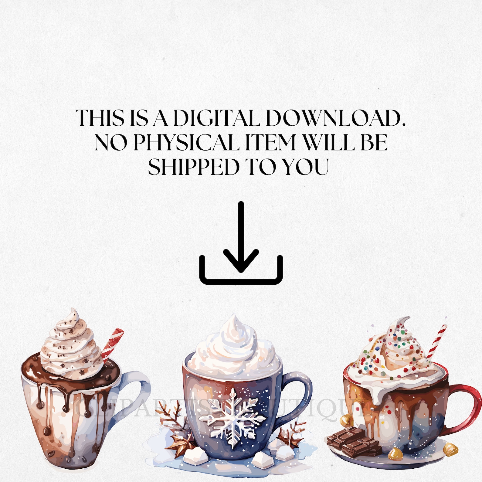Watercolor Hot Chocolate Cup Clipart Bundle | 37 PNG, SVG & EPS Hot ...