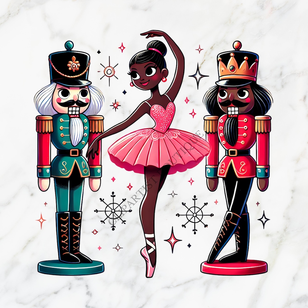 Black Nutcracker Png Clipart, Nutcracker Svg, Retro Christmas Png ...