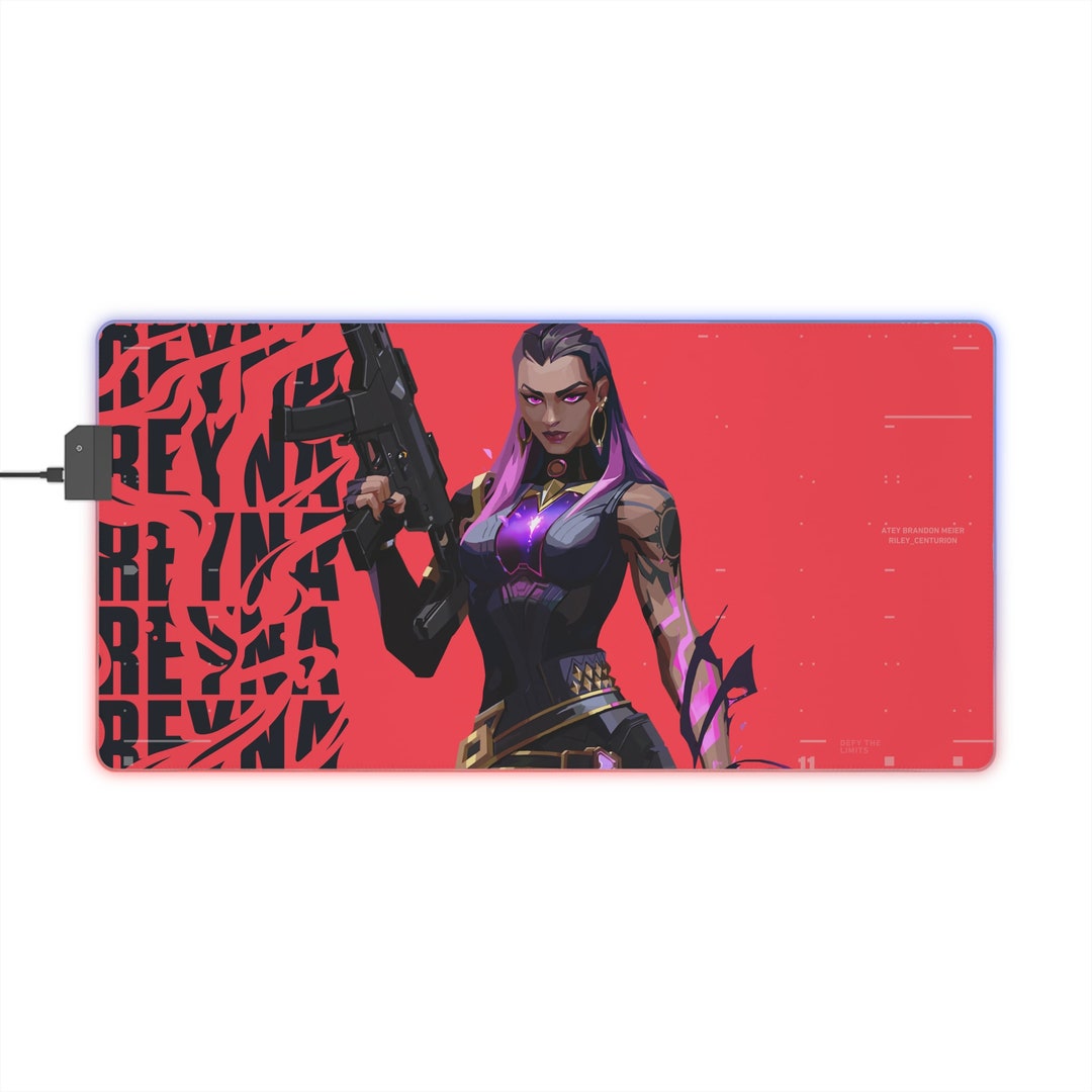 Valorant Reyna LED Gaming Mouse Pad - Etsy
