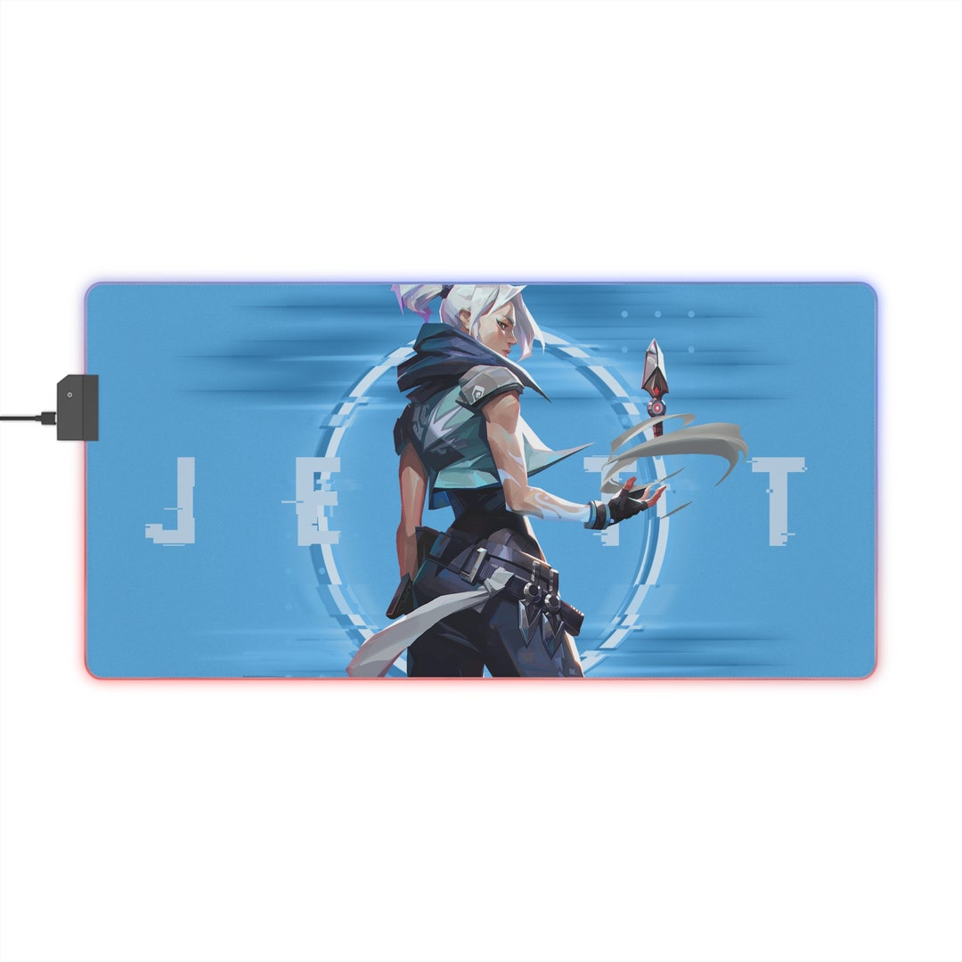 Valorant Jett LED Gaming Mouse Pad - Etsy