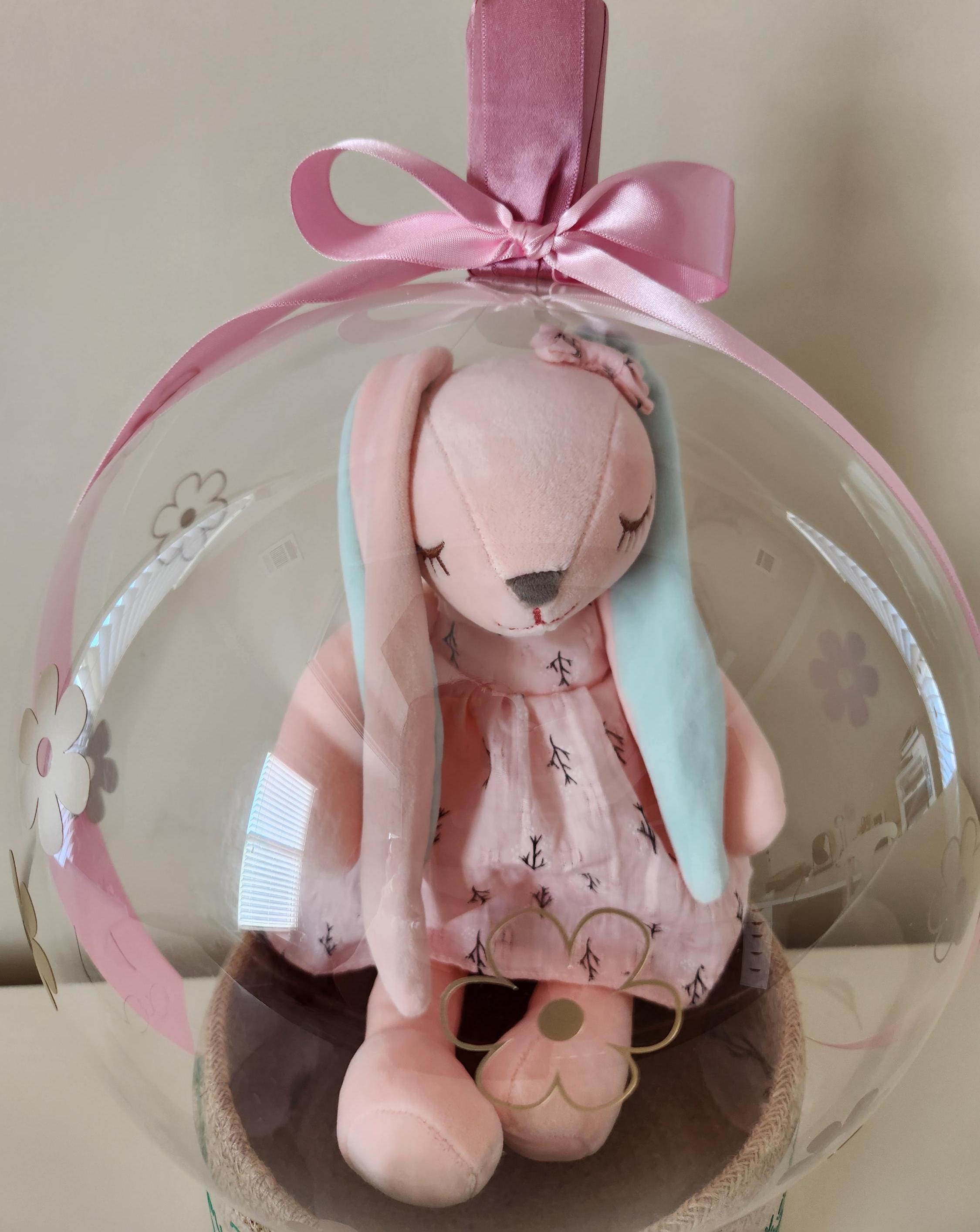 Pink Bunny Bobo Balloon - Etsy