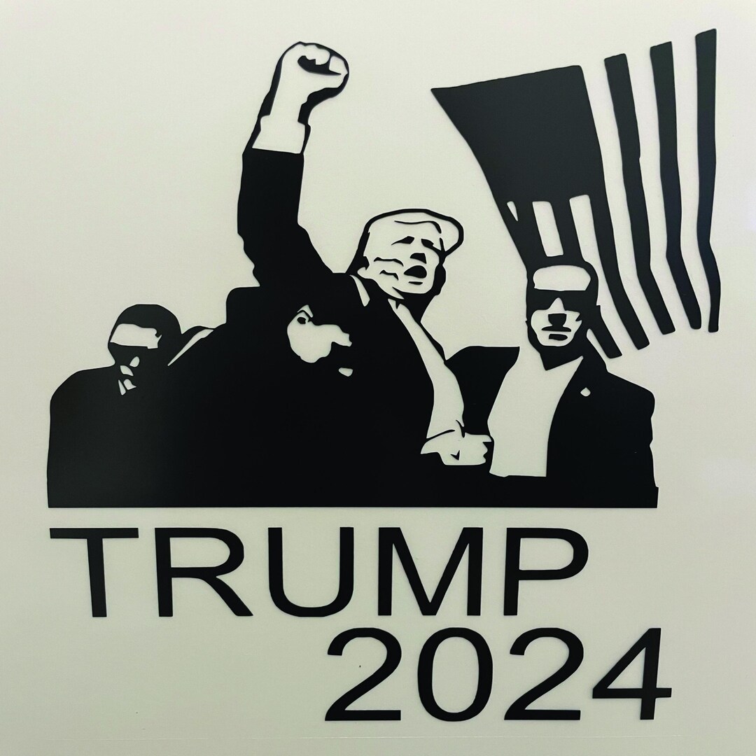 President Trump 2024 Vinyl Survivor Sticker - Etsy