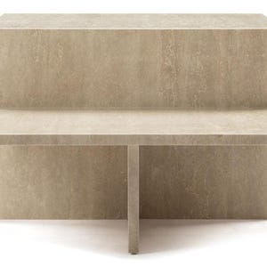 Beige Travertine Coffee Table, Side Table, Marble Coffee Table ...
