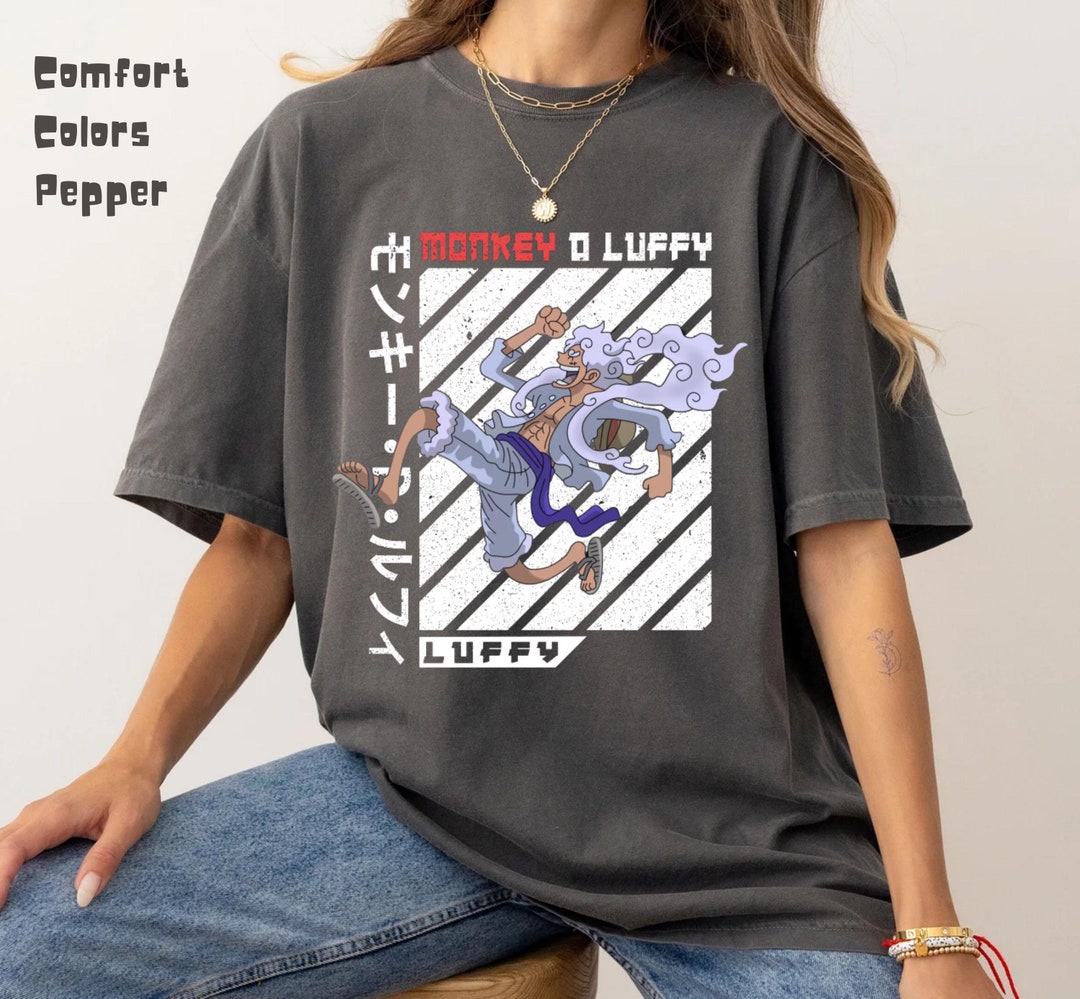 One Piece Monkey D. Luffy Comfort Colors Shirt, Luffy One Piece Anime ...