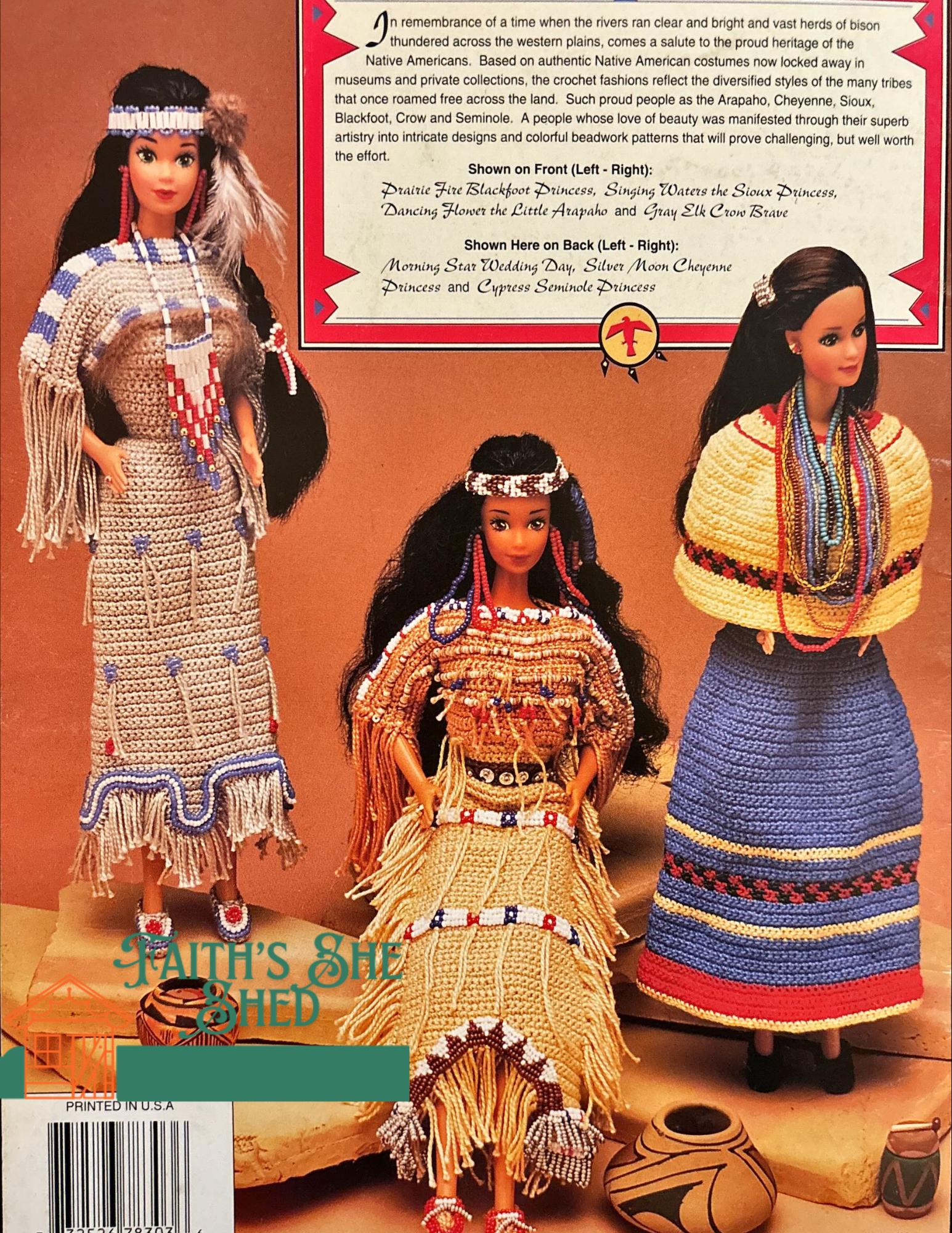 Native American Fashion Dolls DIGITAL PATTERN Blackfoot, Sioux, Arapaho ...