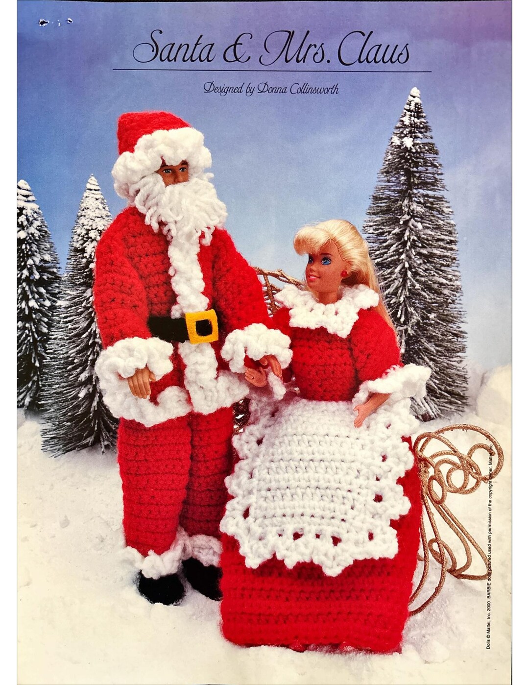 Santa and Mrs. Claus DIGITAL DOWNLOAD Pattern With Santa's Surprises ...