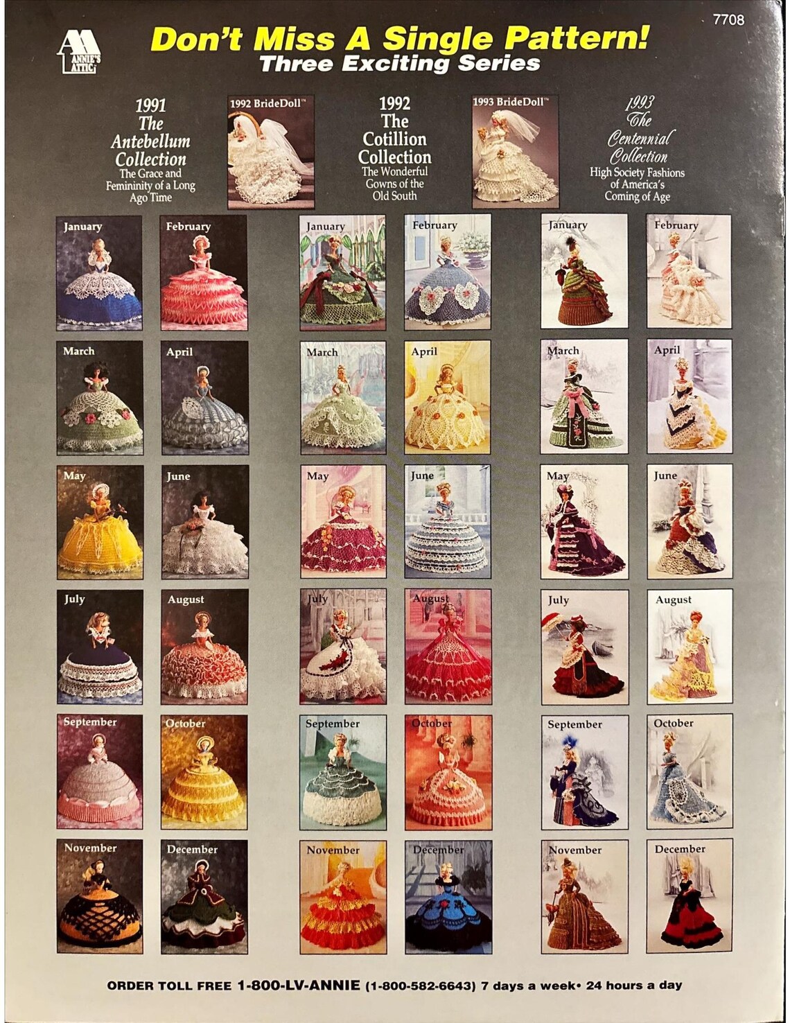 Miss April 1991 Antebellum Collection Digital Crochet Pattern Southern ...