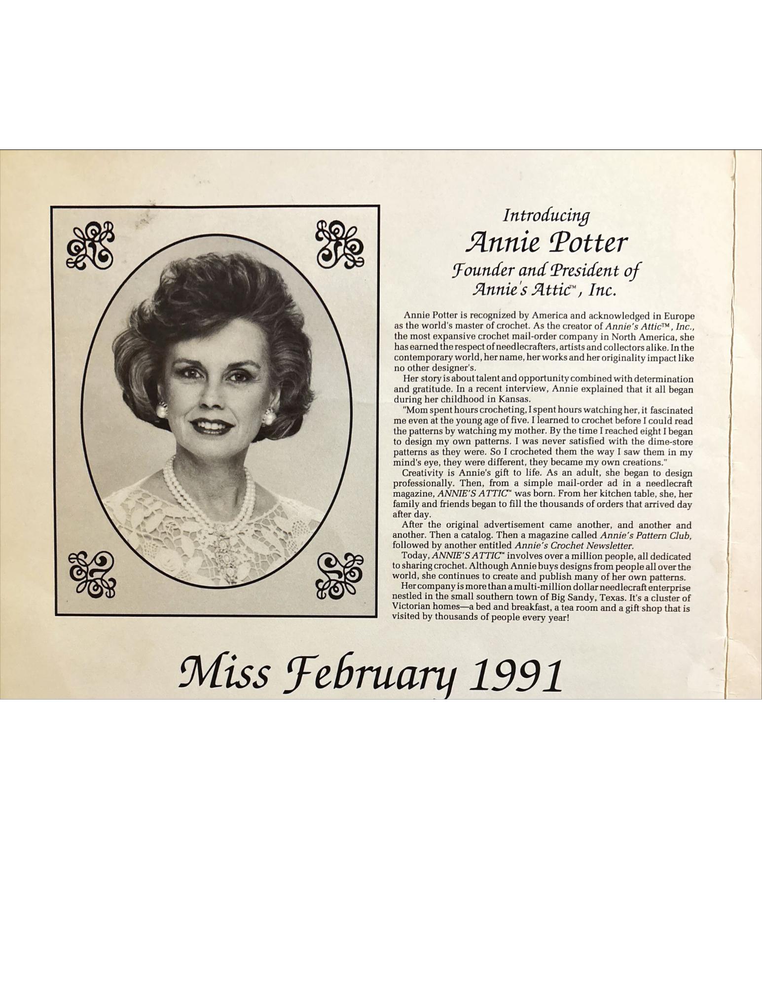 Miss January 1991 Antebellum Collection Digital Crochet Pattern ...
