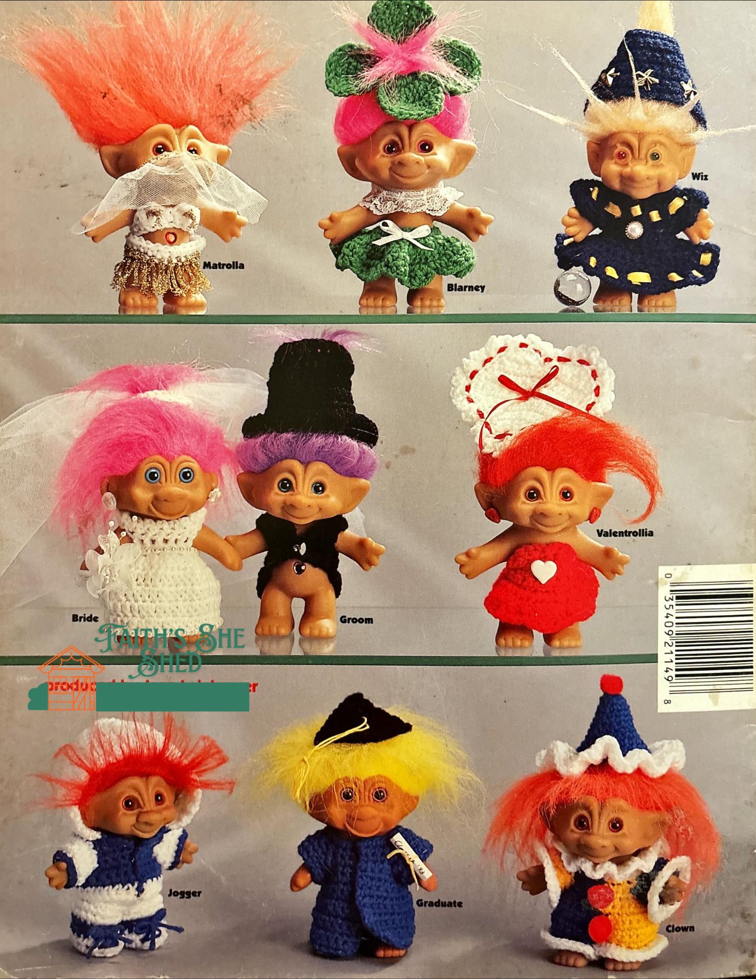 Crocheted Clothes for 6" Trolls Vintage Digital Pattern Troll Couture ...
