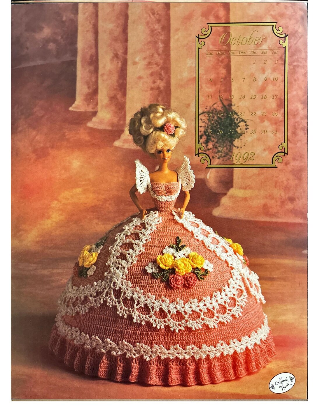 Miss October 1992 Digital Crochet Pattern Annies Calendar Bed Doll ...