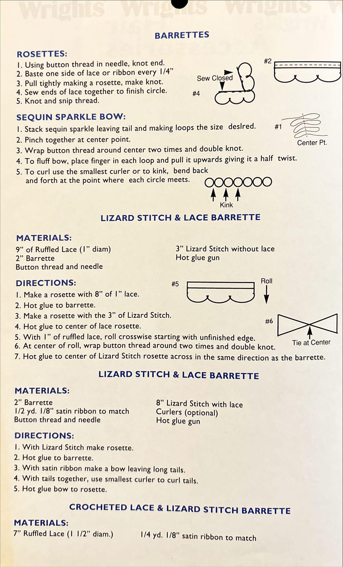 Powder Room Pretties Vintage DIGITAL DOWNLOAD Pattern. Crochet Spare ...