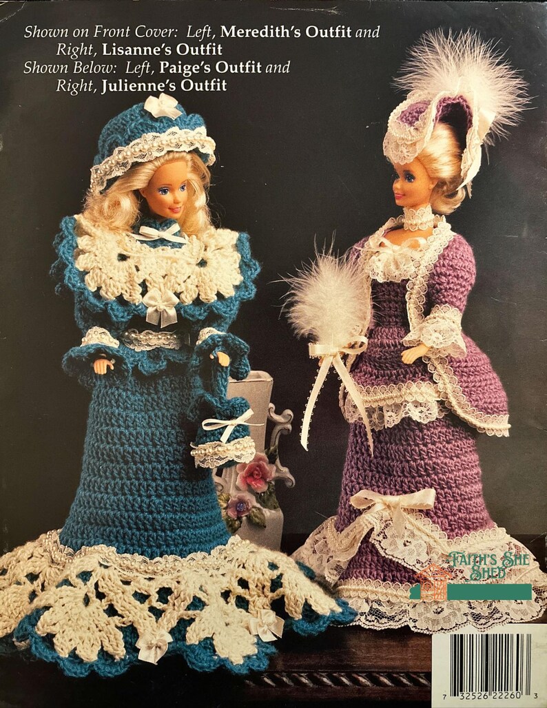 Regal Stitches of Timeless Beauty Victorian Fashion Dolls Vintage ...