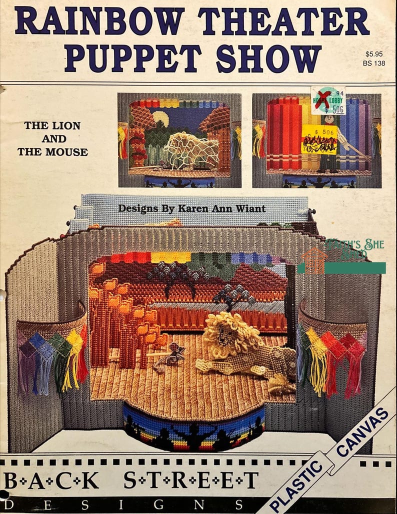 The Lion and the Mouse Rainbow Theater Puppet Show Vintage Digital ...