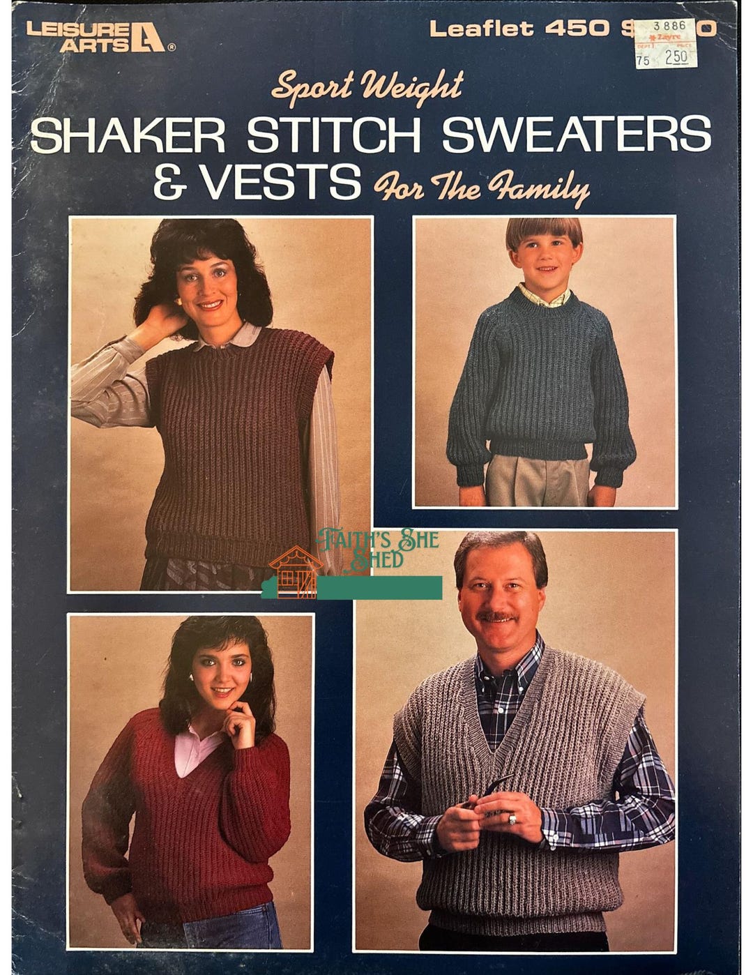 Cozy KNIT Shaker Stitch Sweater and Vests a Timeless Knit Digital ...
