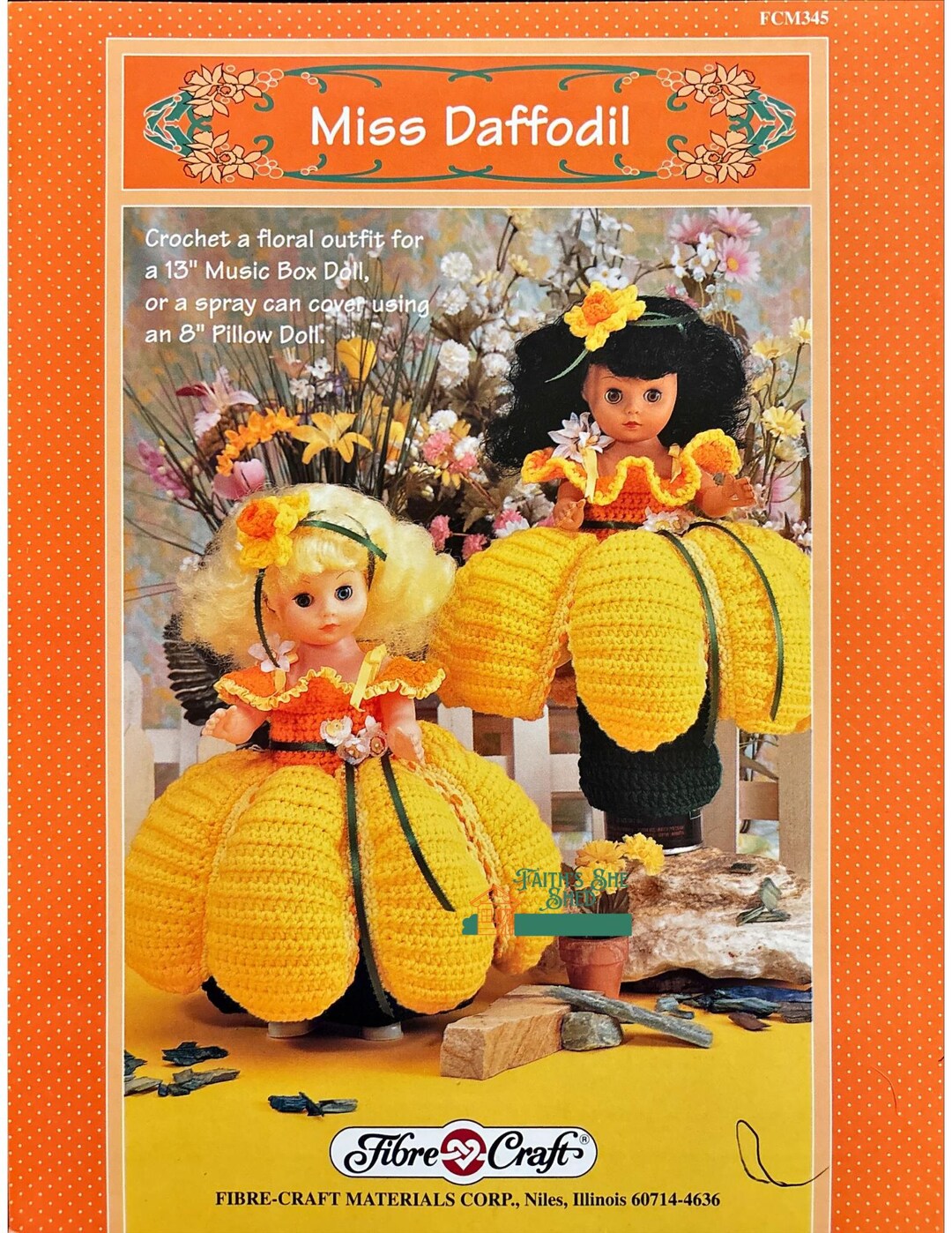 Miss Daffodil Digital Crochet Pattern Crochet a Floral Outfit for a ...