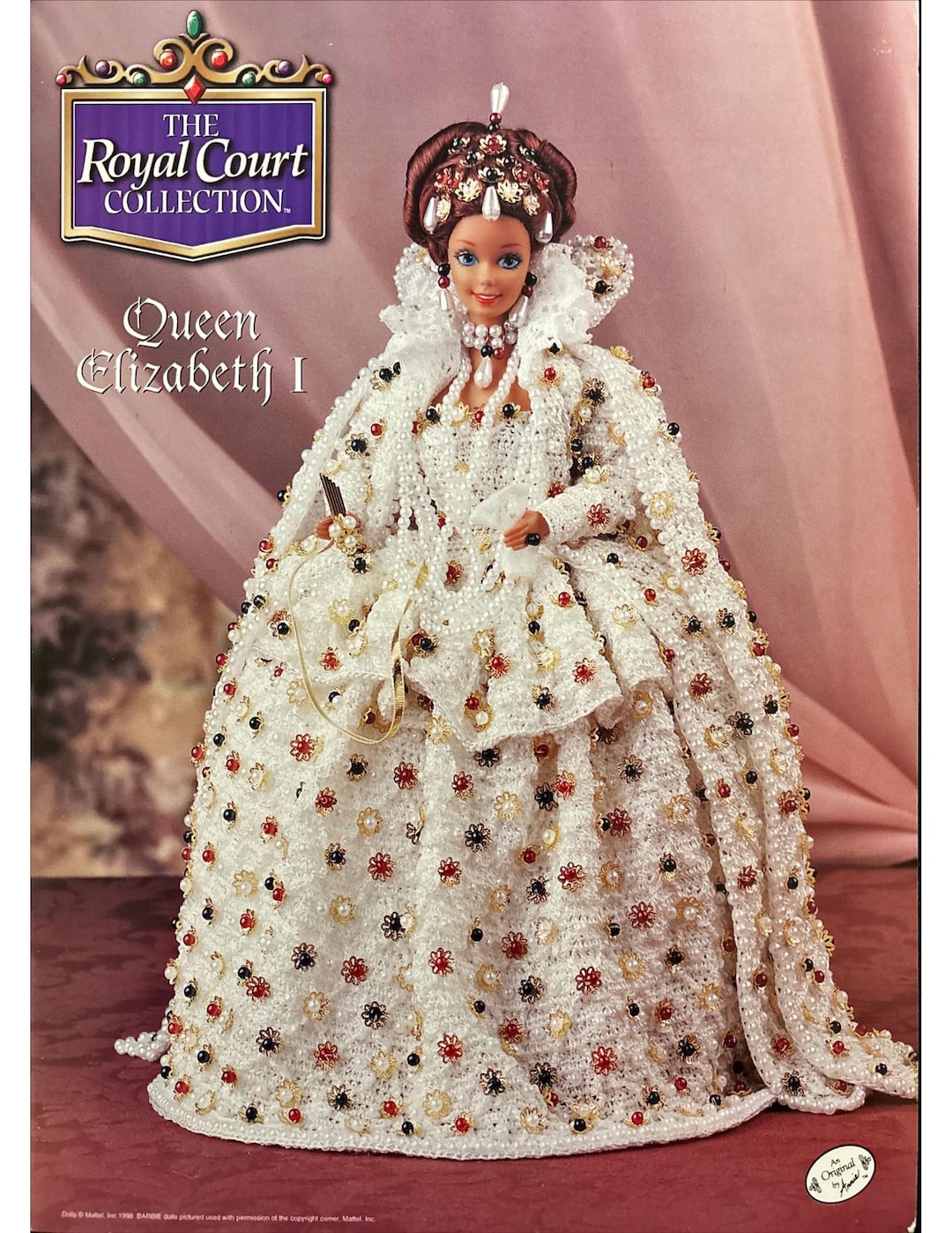 Queen Elizabeth I Royal Court Digital Crochet Pattern Nobles and Knaves ...