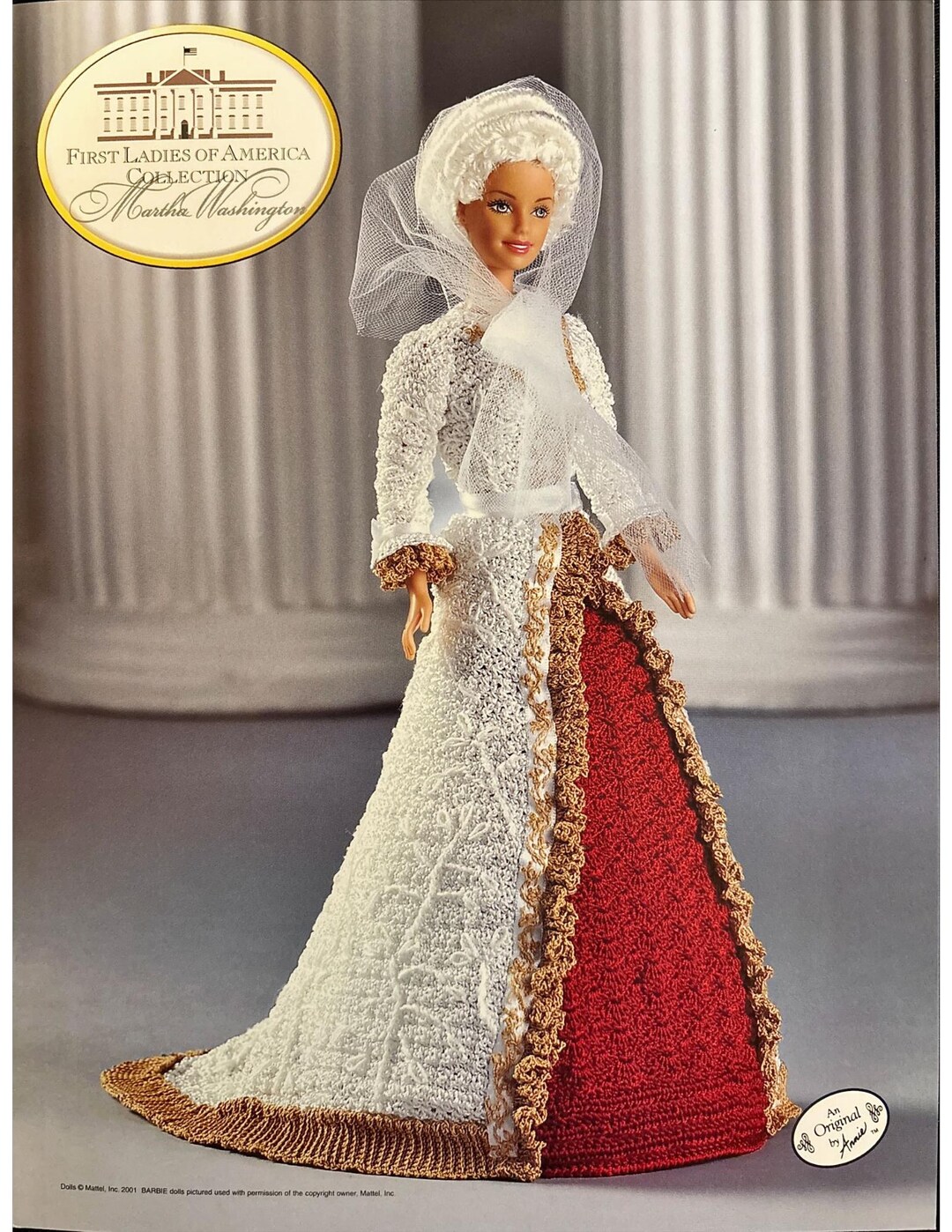 Martha Washington DIGITAL DOWNLOAD PATTERN First Ladies of America ...