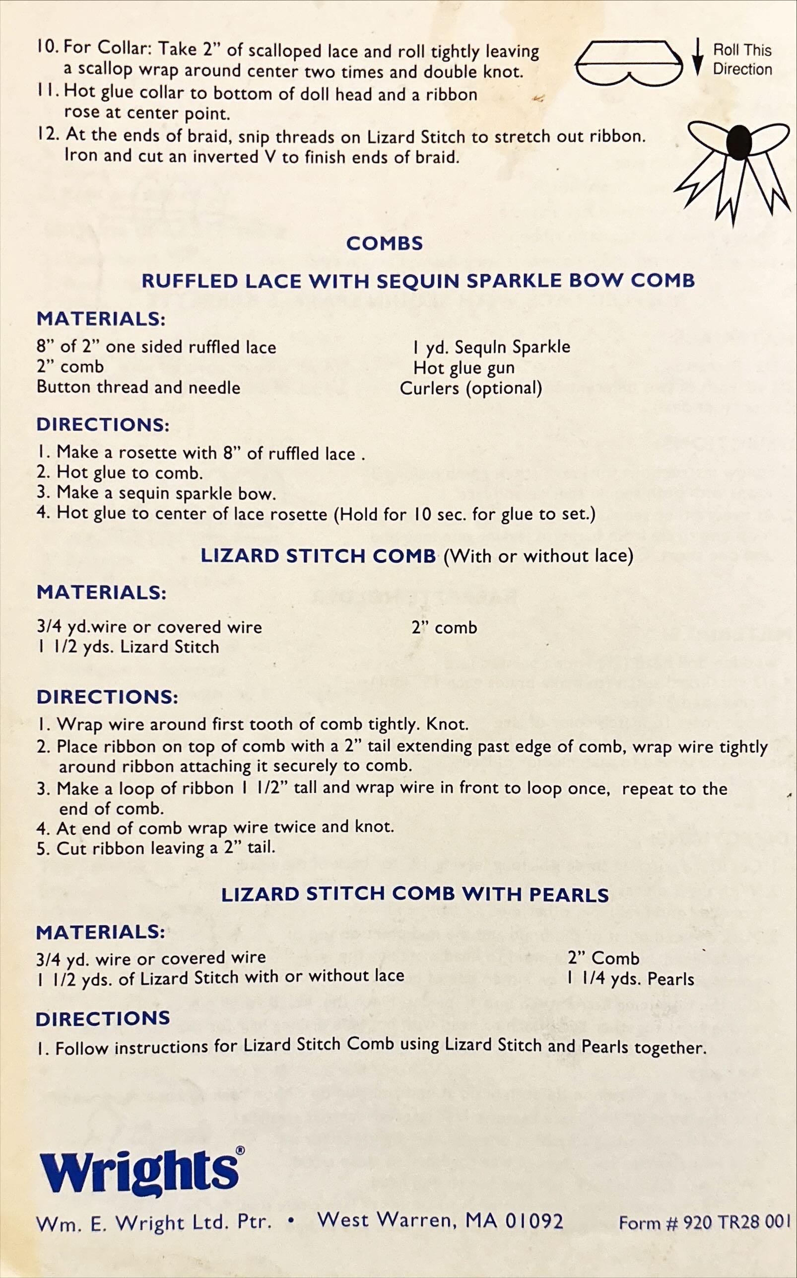 Powder Room Pretties Vintage DIGITAL DOWNLOAD Pattern. Crochet Spare ...