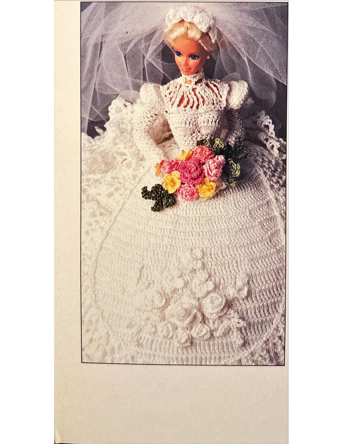 Bride Doll 1992 Digital Crochet Pattern Annies Calendar Bed Doll ...