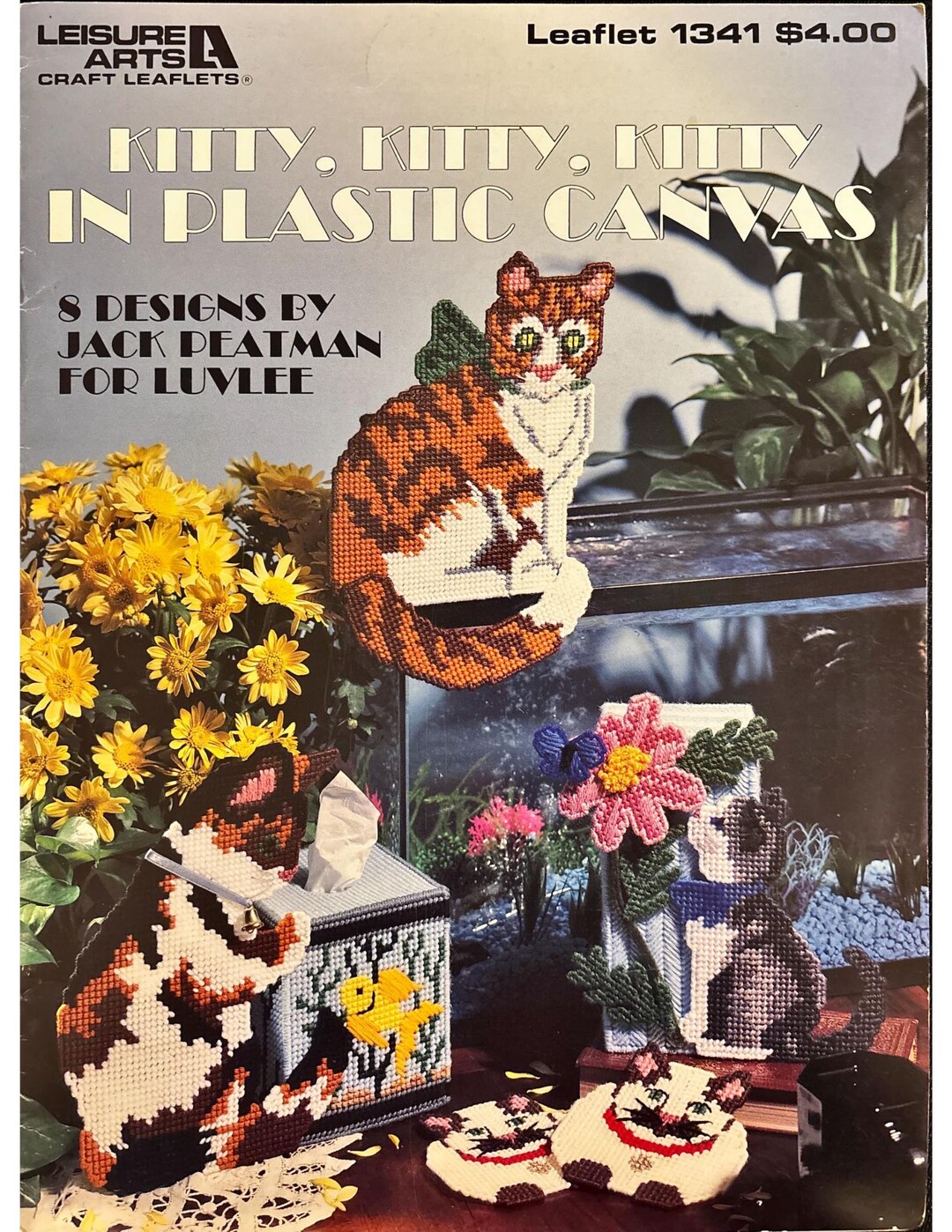 Cats in Plastic Canvas Digital Pattern Purrfectly Charming Whisker ...