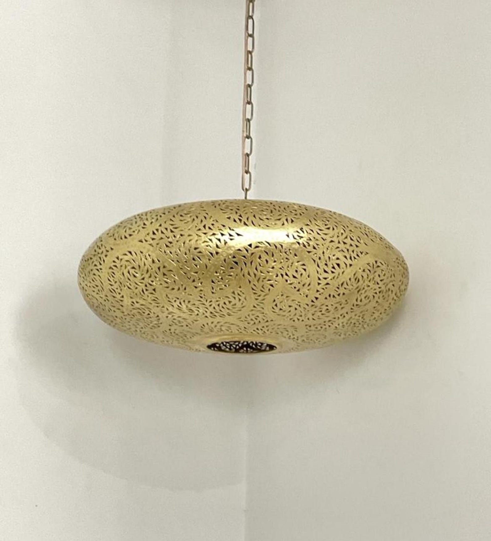 Moroccan Brass Ceiling Lamp, Moroccan Ceiling Lamp, Moroccan Lamp ...