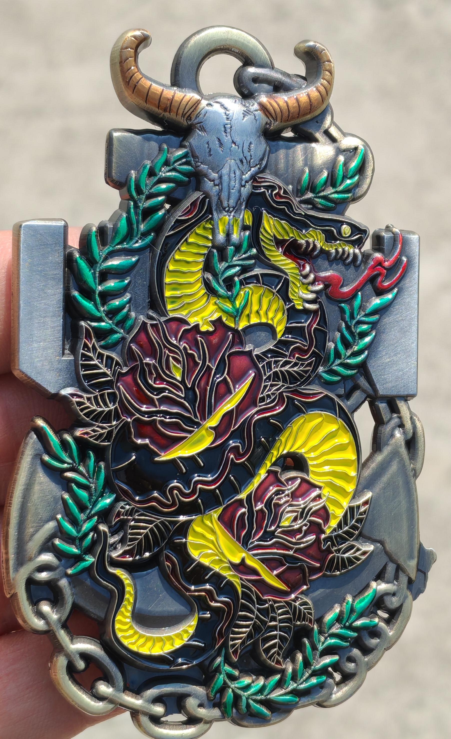 Navy CPO Challenge Coin - Class 131 - Etsy