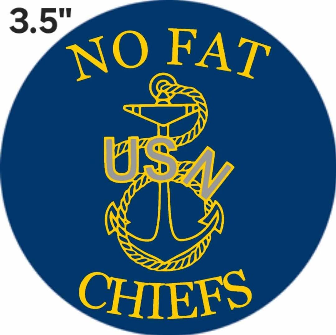 3.5" No Fat Chiefs Stickers. 5 Stickers per Order (pack) - Etsy