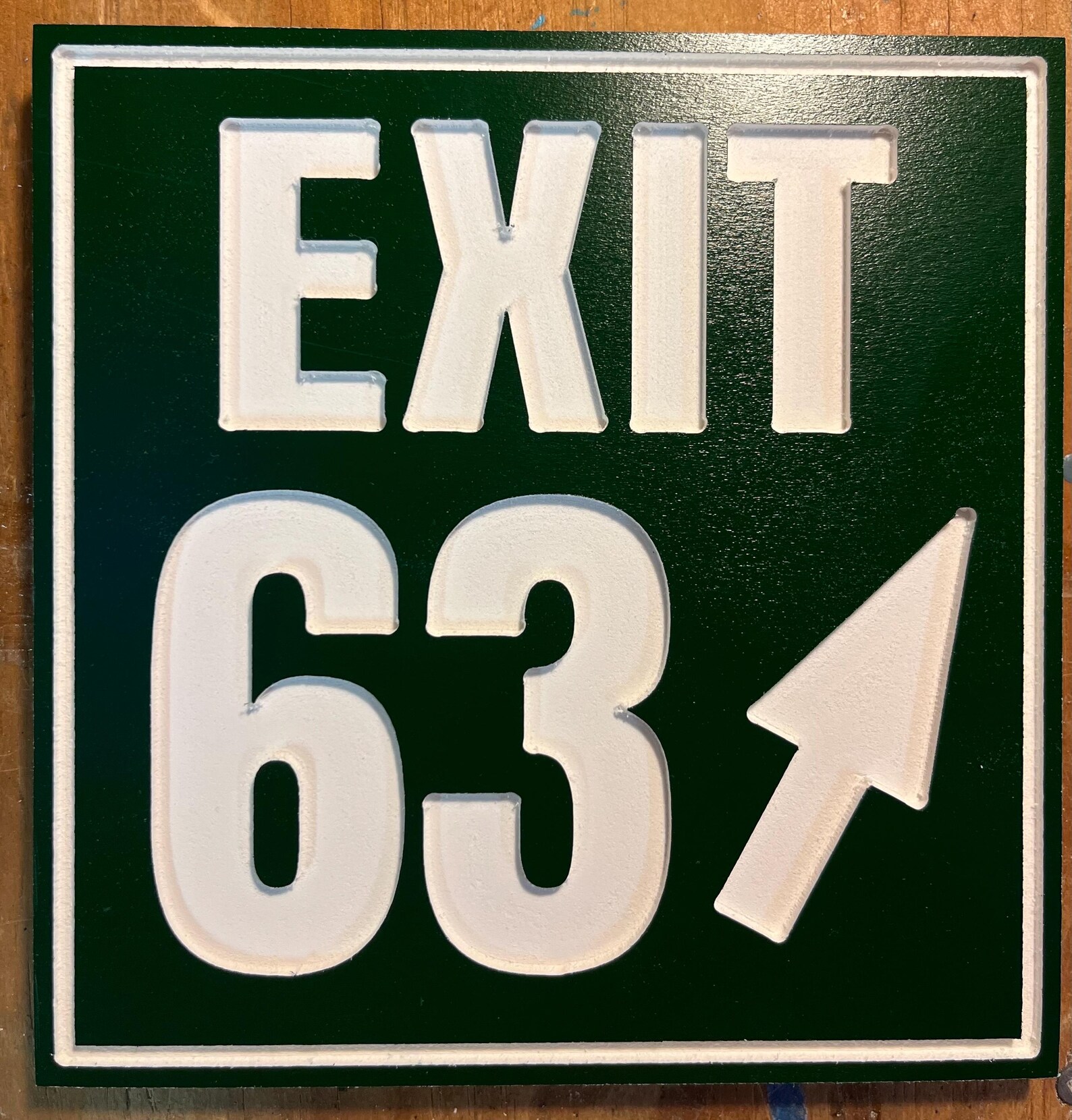 Long Beach Island NJ Exit Sign: Handmade Garden State Parkway Art - Etsy