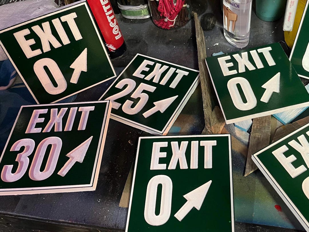 Custom New Jersey Garden State Parkway Exit Sign: Any Exit 0-99 - Etsy