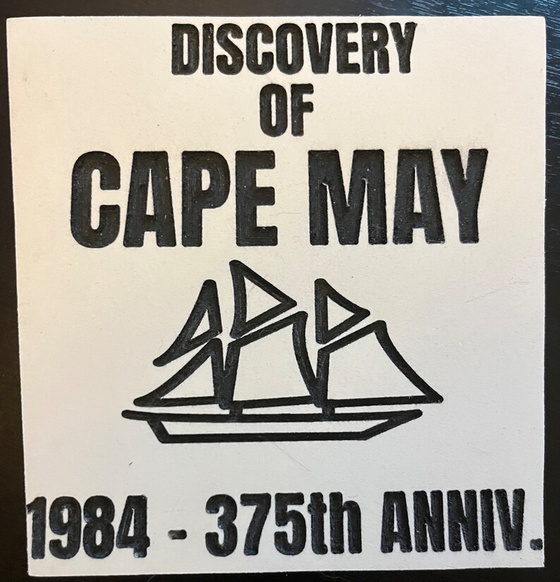 1984 Cape May Beach Tag Inspired Sign - Etsy