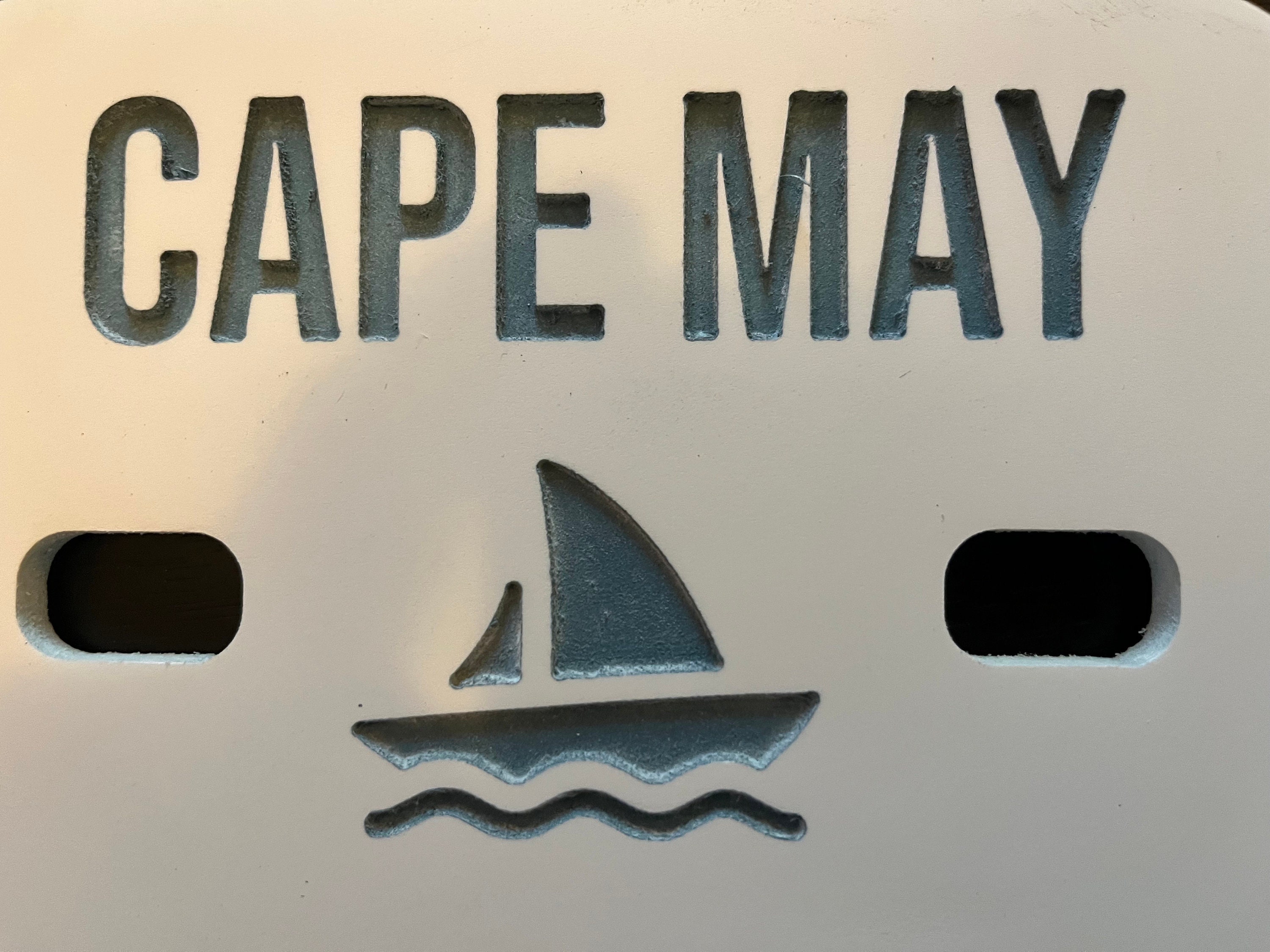 1977 Cape May Beach Tag Inspired Sign - Etsy