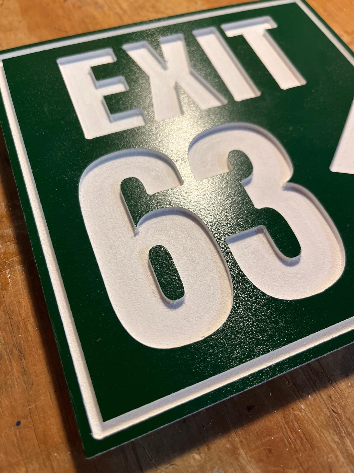 Long Beach Island NJ Exit Sign: Handmade Garden State Parkway Art - Etsy
