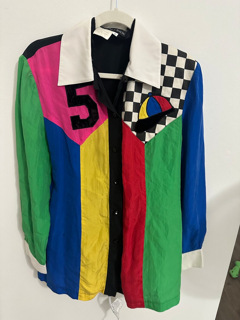 Whittall & Shon Vintage Jockey Blouse - Etsy